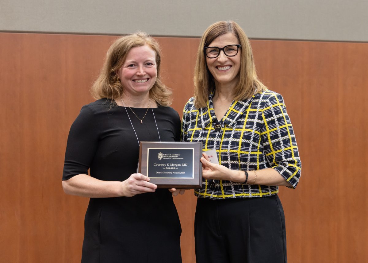 Dr. Courtney Morgan Awarded Dean’s Teaching Award - Department of Surgery