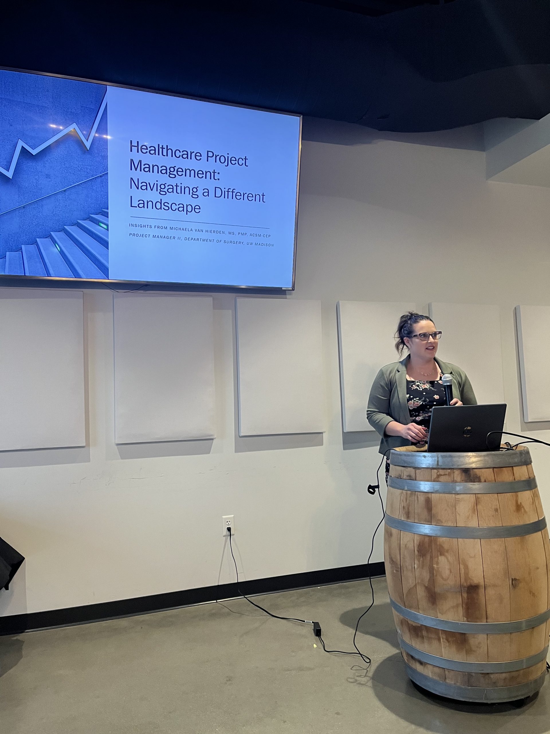 Michaela Van Hierden Presents at Project Management Institute Monthly Meeting - Department of ...